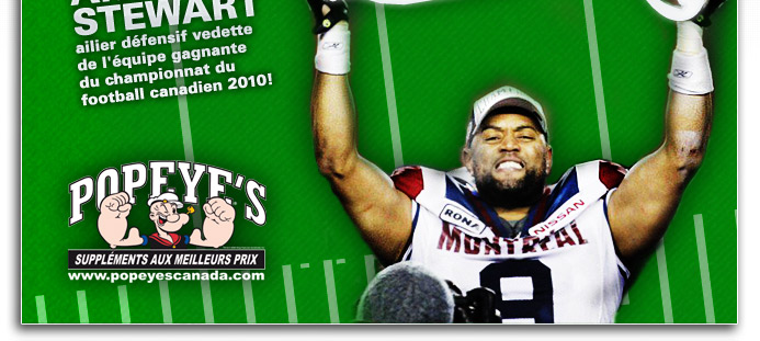 Célébration football Popeye's